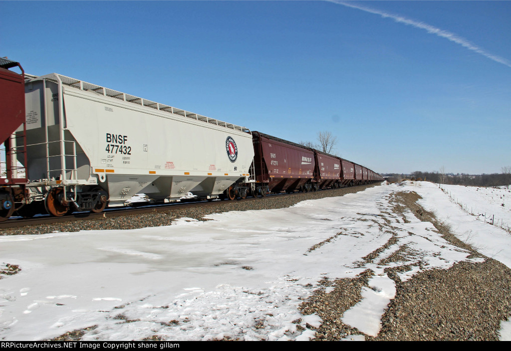 BNSF 477432 Heritage Hopper Great Northern.